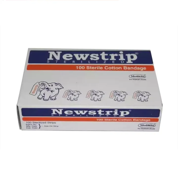100 Pcs Newstrip First Aid Strip Tape - Newstrip One Time Bandages ...