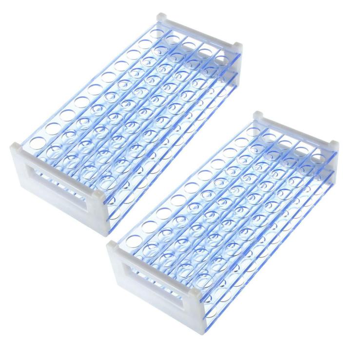SRIWEN 2X Plastic Test Tube Stand Bracket Rack for 12-13MM Test Tubes ...