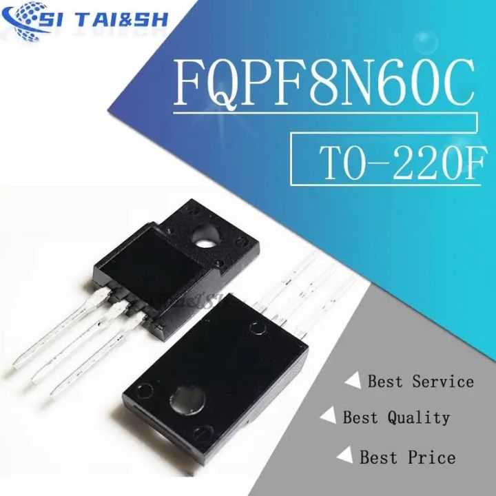 10pcs/lot FQPF8N60C 8N60C 8N60 600V 8A MOSFET N-Channel transistor TO-220F | Daraz.com.bd