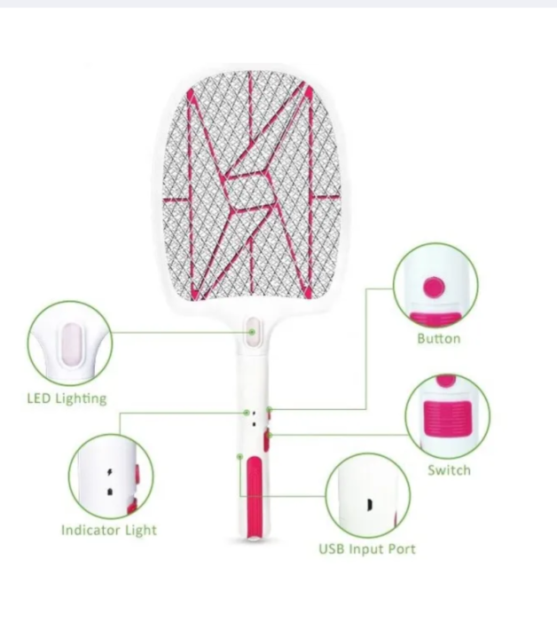 sunmoon mosquito killer bat (3. 7 volt battery) whit rechargeable bt ...