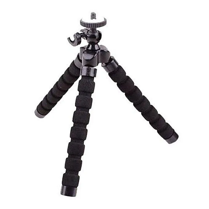 Mobile Camera Tripod Octopus Stand - Black | Daraz.com.bd