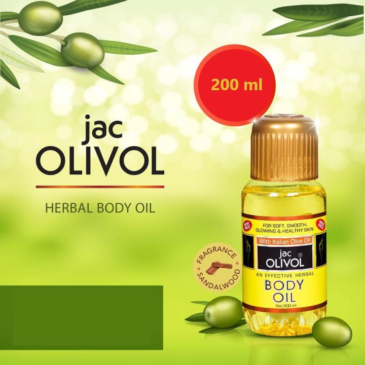 JAC Olivol Body Oil Herbal Body Oil 200ml | Daraz.com.bd