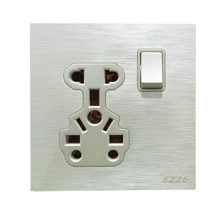 Ezze classic 6 pin switch socket | Daraz.com.bd