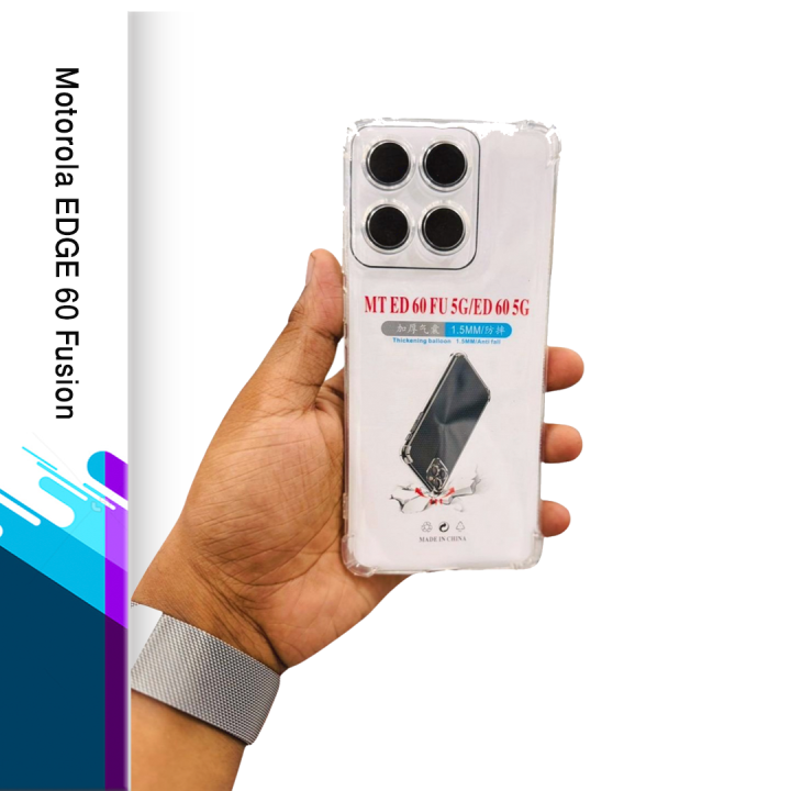 For Motorola EDGE 60 Fusion - AGT Crystal Clear Soft TPU Ultra-Thin ...