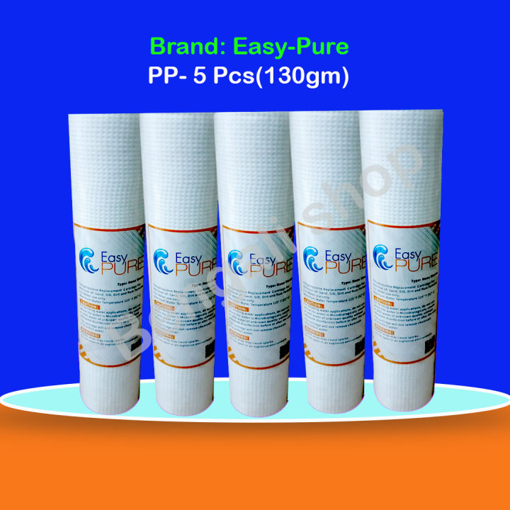 Water Filter Accessories Easy Pure(5)Piece PP-130gm Sediment Water ...
