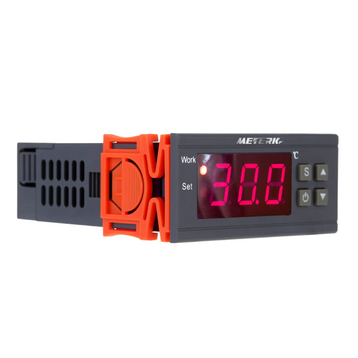 KOGEEK Meterk 90~250V 10A Digital Temperature Controller Thermocouple -50~110 Celsius Degree ...