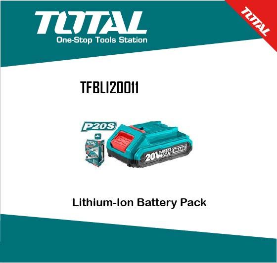 TOTAL 20V 2.0Ah Lithium-ion Battery | Daraz.com.bd