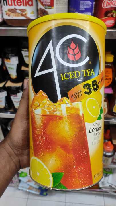 4C ICED Tea Mix Natural Lemon Flavour 2.54 kg | Daraz.com.bd