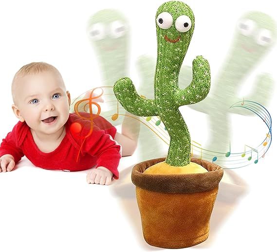 Talking & Dancing Cactus Mimicking Toy (USB CHARGING)-120 songs ...