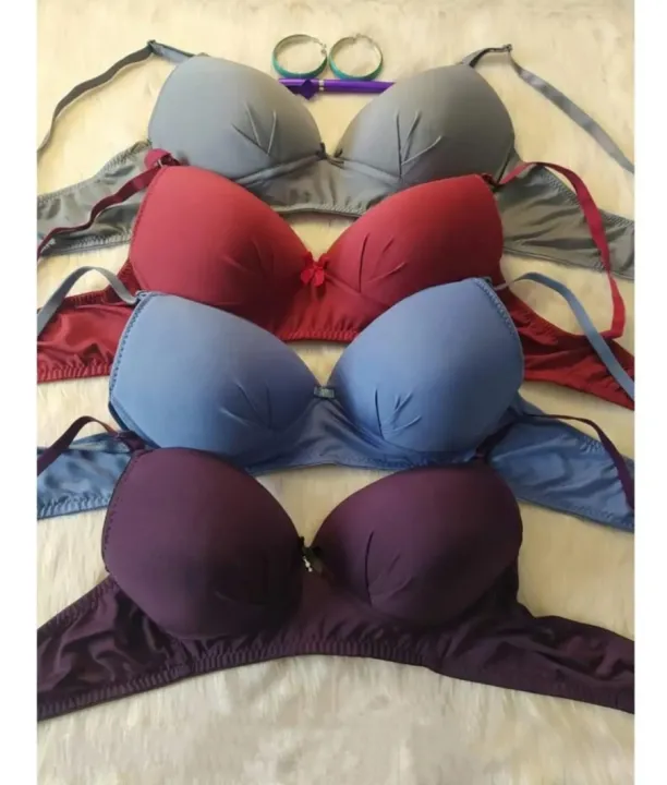 1 Piece Premium Push Up Adjustable strap bra Foam bra for Women | Daraz ...