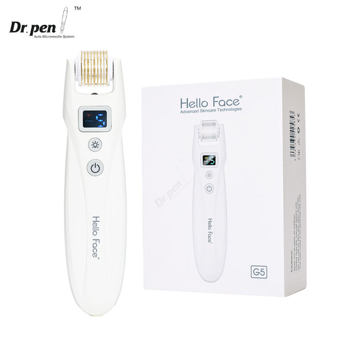 Dr. pen Derma Roller Hello Face G5 Micro Needling Roller 540 Titanium ...