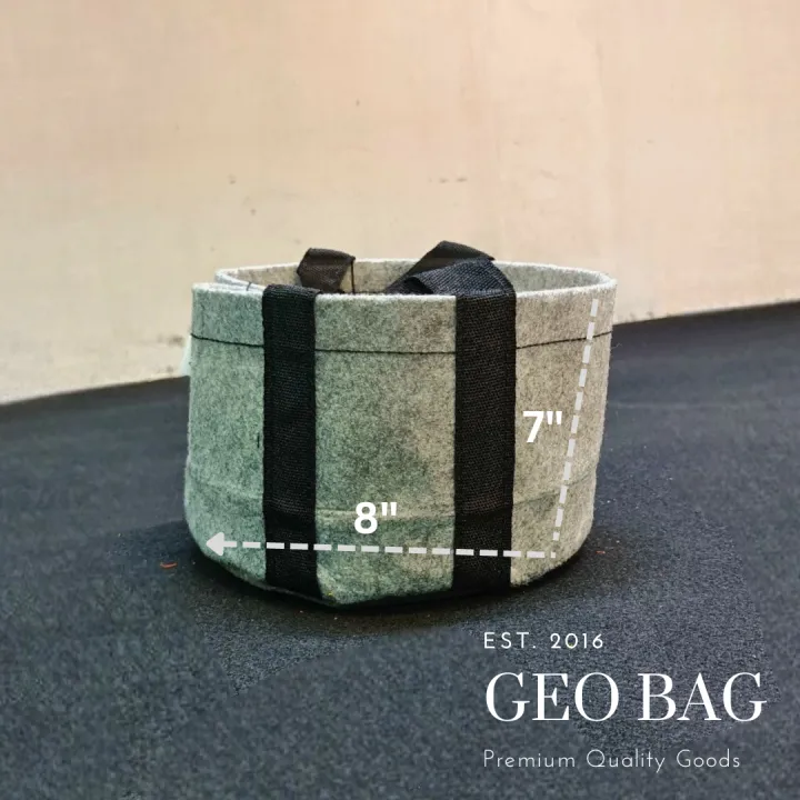 Premium Quality GEO Bag 02 Gallon ( Dia 08" Hight 07")-1 PCS / Plant ...