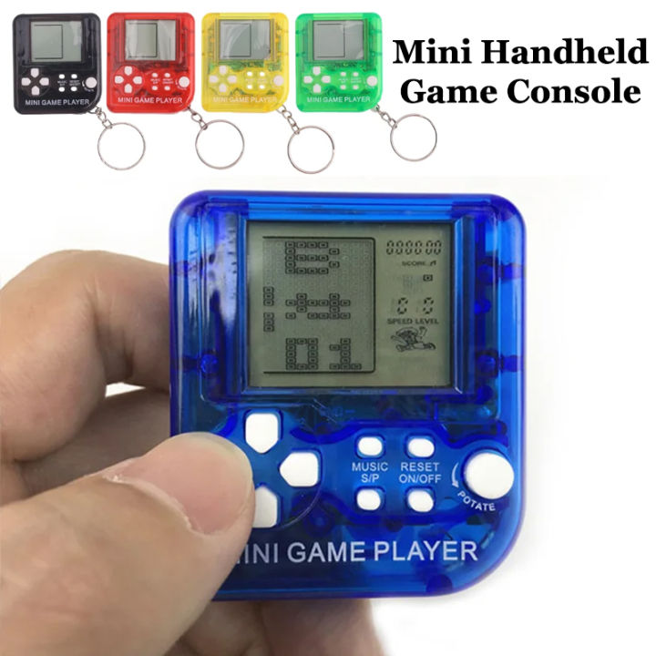 Portable Mini Pocket Classic Game Machine Keychain Ring Anti Lost Retro ...