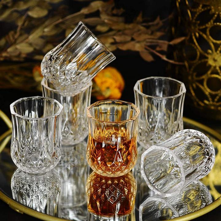 Italian Premium Long Champ Crystal Glass Shot Glass for Drink, Patiala ...