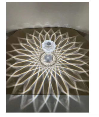 Rechargeable RGB 16 Colour Crystal Daimond Table Lamp | Daraz.com.bd
