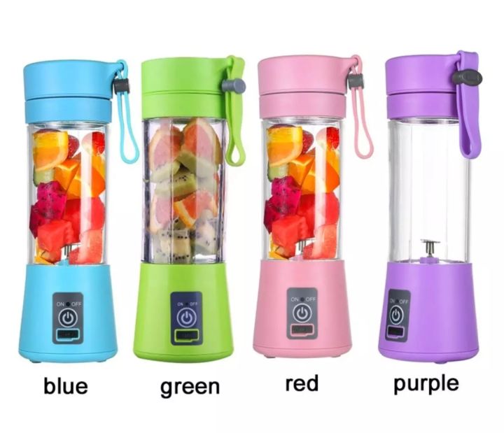 Portable Juicer Electric USB Rechargeable Smoothie Blender Machine ...