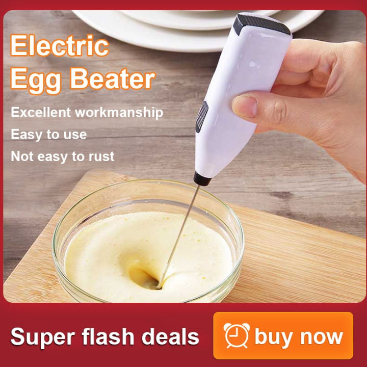 Electric Handheld Egg Beater Household Kitchen Mini Stainless Steel ...