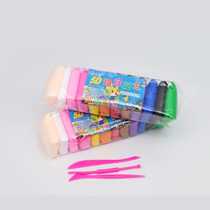 Air Dry Clay,12 Colour Diy modeling Clay Ultra Light Molding Magic Clat ...