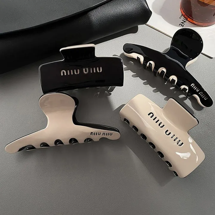 Luxury Square Geometry Hair Clip Hair Clip Simple Acetic Acid Hair ...