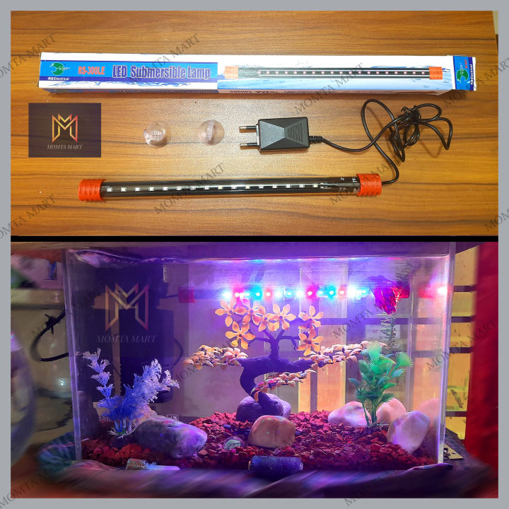 RS-300LE (11.8 Inch) Submersible/Underwater Multicolor LED Aquarium ...