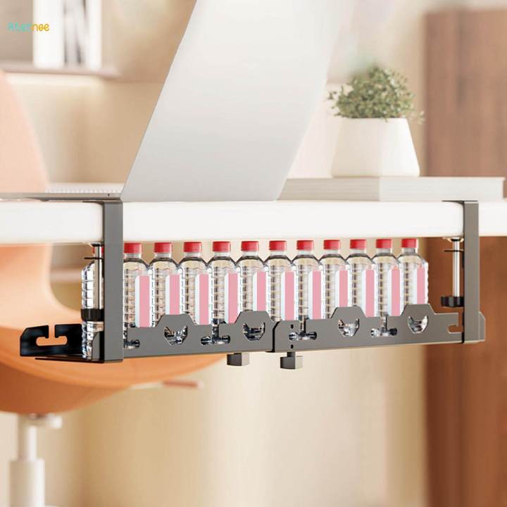 Under Desk Cable Organizer No Damage to Desk Under Desk Cable Rack Desk ...