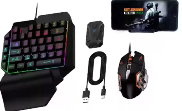 Mobile Controller Gaming Keyboard Mouse Converter PUBG Keypad Adapter ...