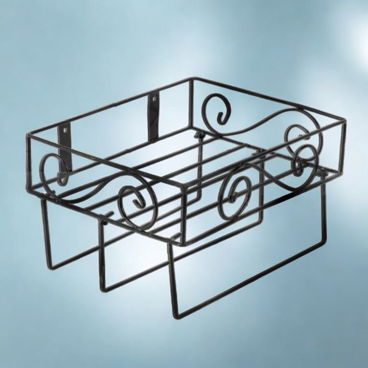 Sturdy Black Metal Wall Mounted Quran Stand and Jaynamaz Shelf ...