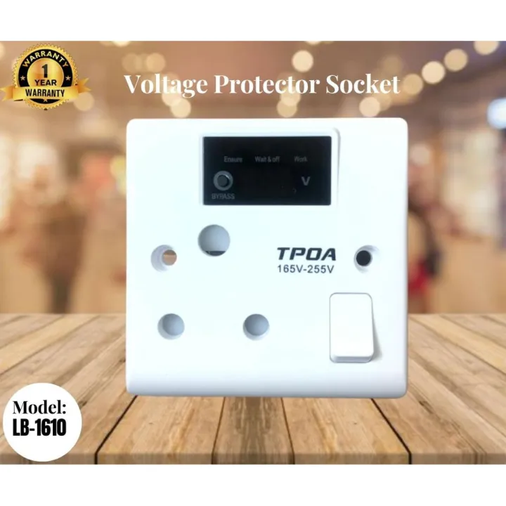 Voltage Protector Socket Electronic Protector Automatic Voltage