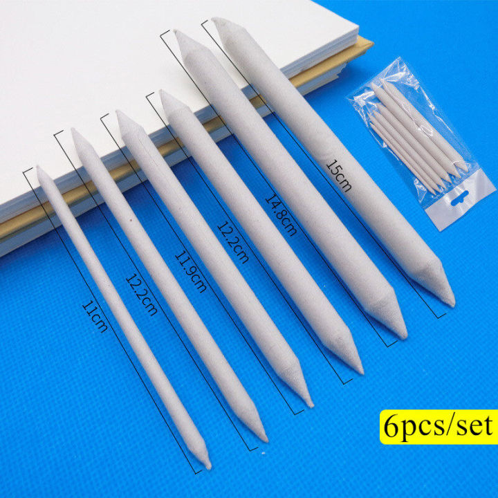 [3/6pcs/set] Double Head Sketch Paper eraser pens blending stump art ...