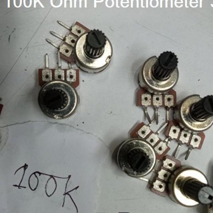 3Pcs- 100K BLACK PLASTIC HEAD 3 Pin Potentiometer 100K Ohm 12mm ...