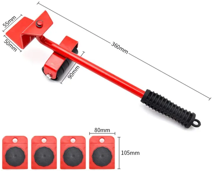 Furniture Easy Moving Tool Set, Heavy Furniture Moving & Lifting System ...