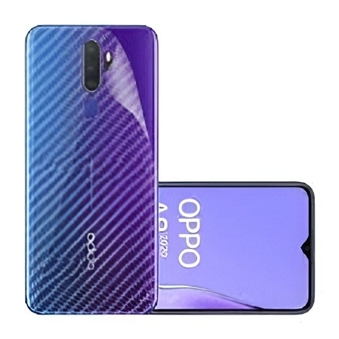 Oppo A9 2020 Carbon fiber 3D Sticker Back Poly Skin Protector | Daraz ...