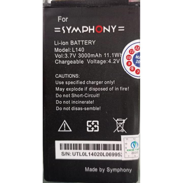 SYMPHONY L140 BATTERY | Daraz.com.bd