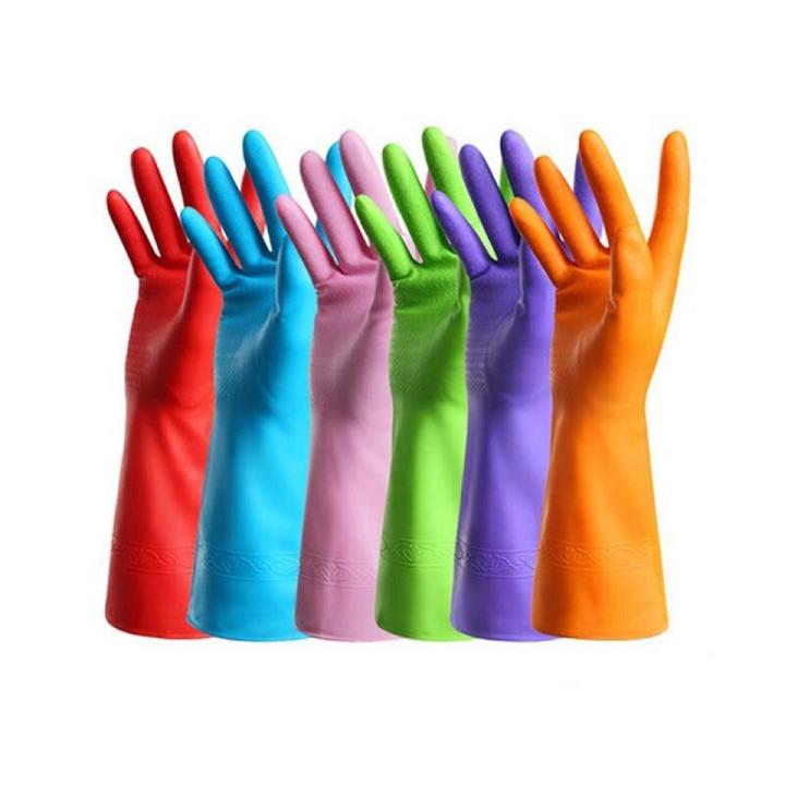 Half Hand Kitchen Gloves Rubber - 2 pcs | Daraz.com.bd