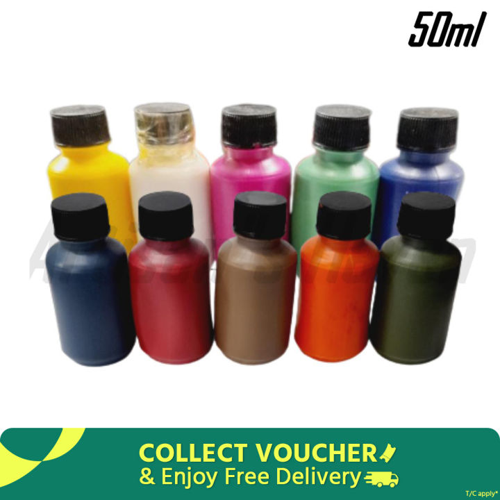 ACRAMIN Ready Colours for Fabric Painting (10 colour set) | Daraz.com.bd