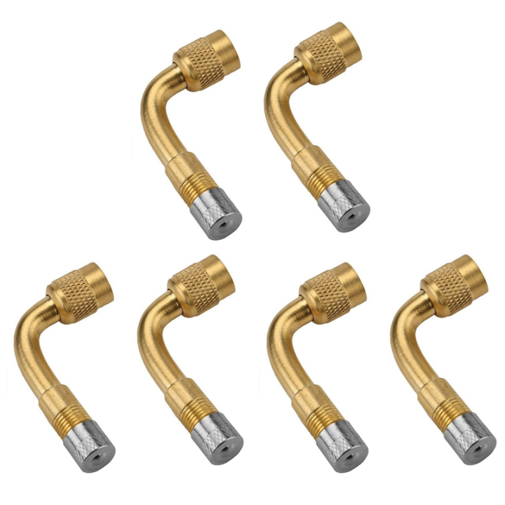 6X 90 Degree Tire Pump Tube, Inflator Nozzle, Extension Nozzle, Elbow ...