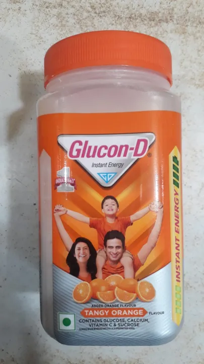 Glucon D Orange ,Lemon and Regular Energy Glucose Drink. Plastic Jar ...