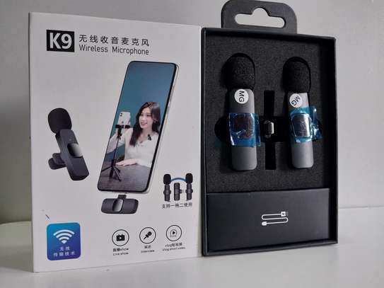K9 Wireless Dual Microphone Professional Microphone For Type C - Microphone | Daraz.com.bd