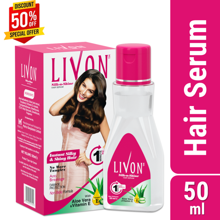 Livon Hair Serum 50ml(50% off) | Daraz.com.bd