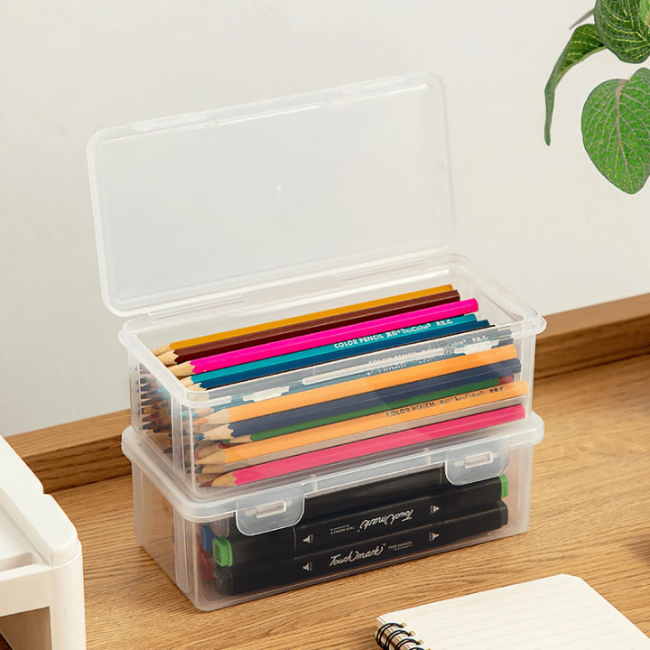 Cosmetic Makeup Boxes Transparent Pencil Case Foundation Blush ...