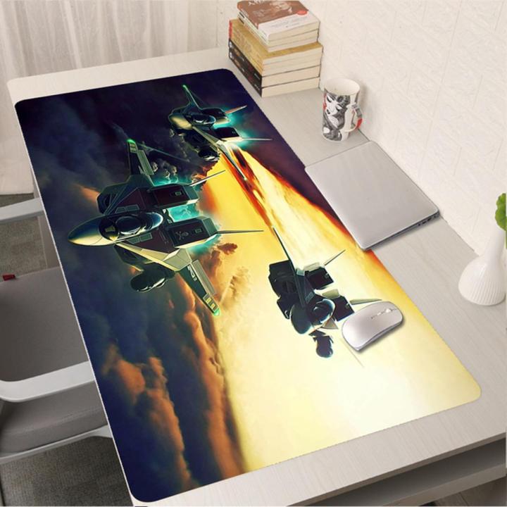 Robotech PC Gamer Cabinet Desk Mat Mausepad Gaming Accessories Mouse Mats Varmilo Mouse Pad ...
