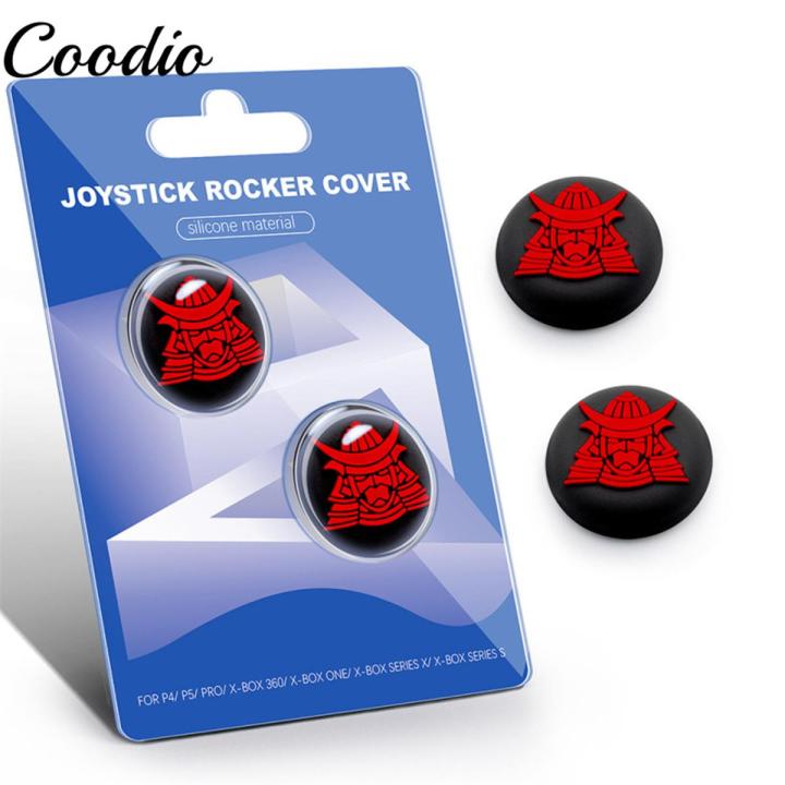 Coodio 2pcs Thumb Stick Grip Cap For Ps5 Dualsense/ps4/xbox One/360 ...