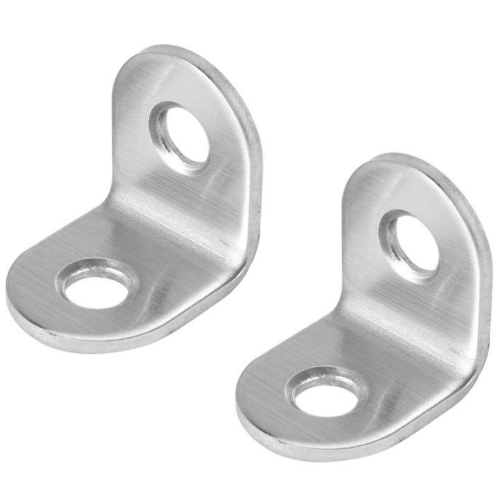 20 Pcs Stainless Steel L Bracket Corner Brace Joint Fastener L Shaped ...