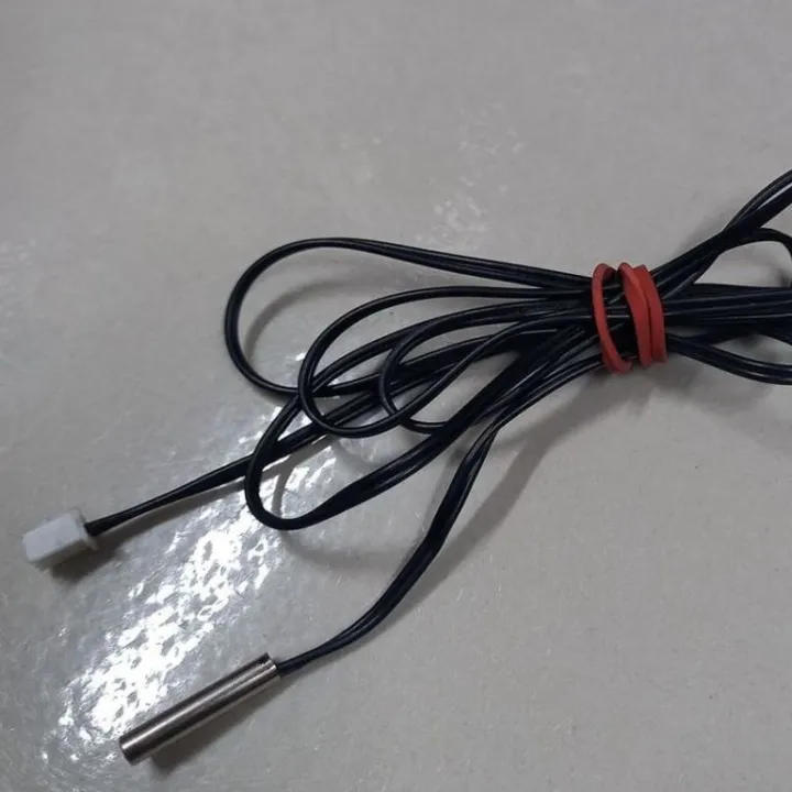 10K NTC Thermistor Temperature Sensor Waterproof Probe 1.5 Feet Cables ...