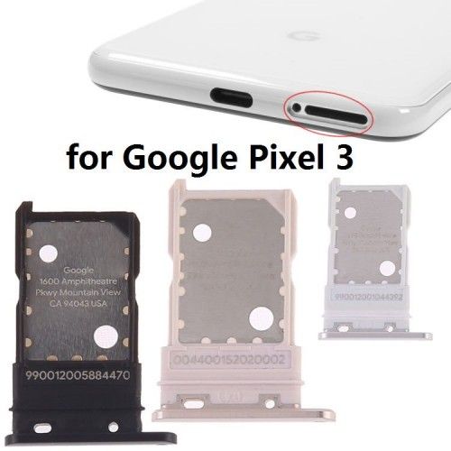 SIM Card Tray Slot For Google Pixel 3 SIM Card Tray Slot For Google ...