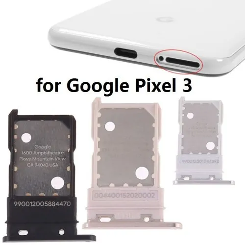 SIM Card Tray Slot For Google Pixel 3 SIM Card Tray Slot For Google ...