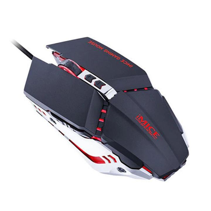 Imice T80 USB Wired RGB Mechanical Gaming Mouse | Daraz.com.bd