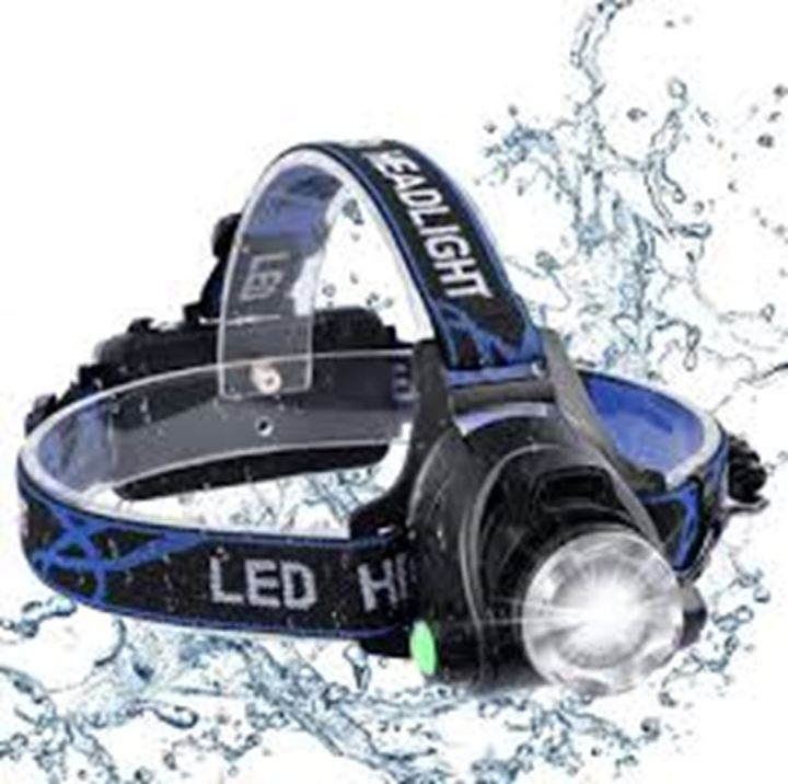 Rechargable LED Head Lamp Flash Light Torch - Black | Daraz.com.bd