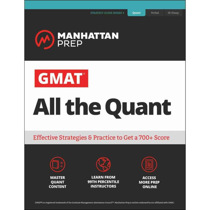 GMAT All the Quant by Manhattan Prep | Daraz.com.bd