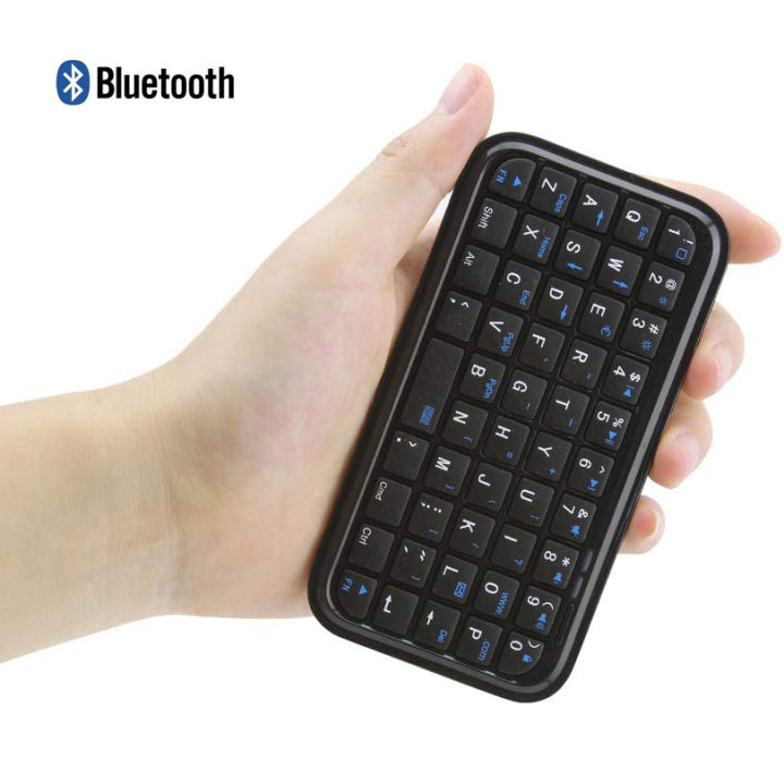 Bluetooth 3.0 Keyboard Type-C Rechargeable Mini Slim Travel Size ...